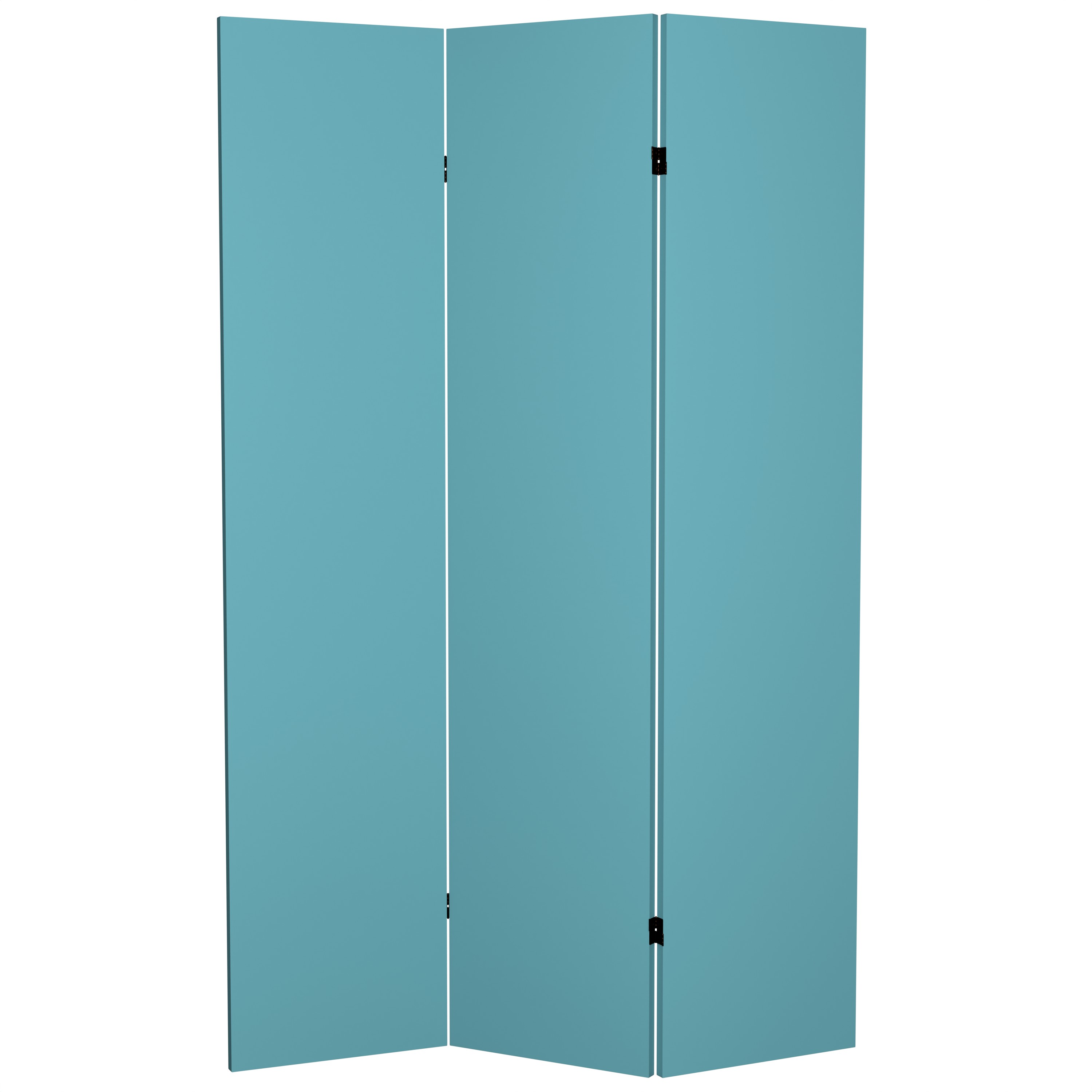 Buy 6 ft. Tall Double Sided Teal Canvas Room Divider Online (CAN-COL ...