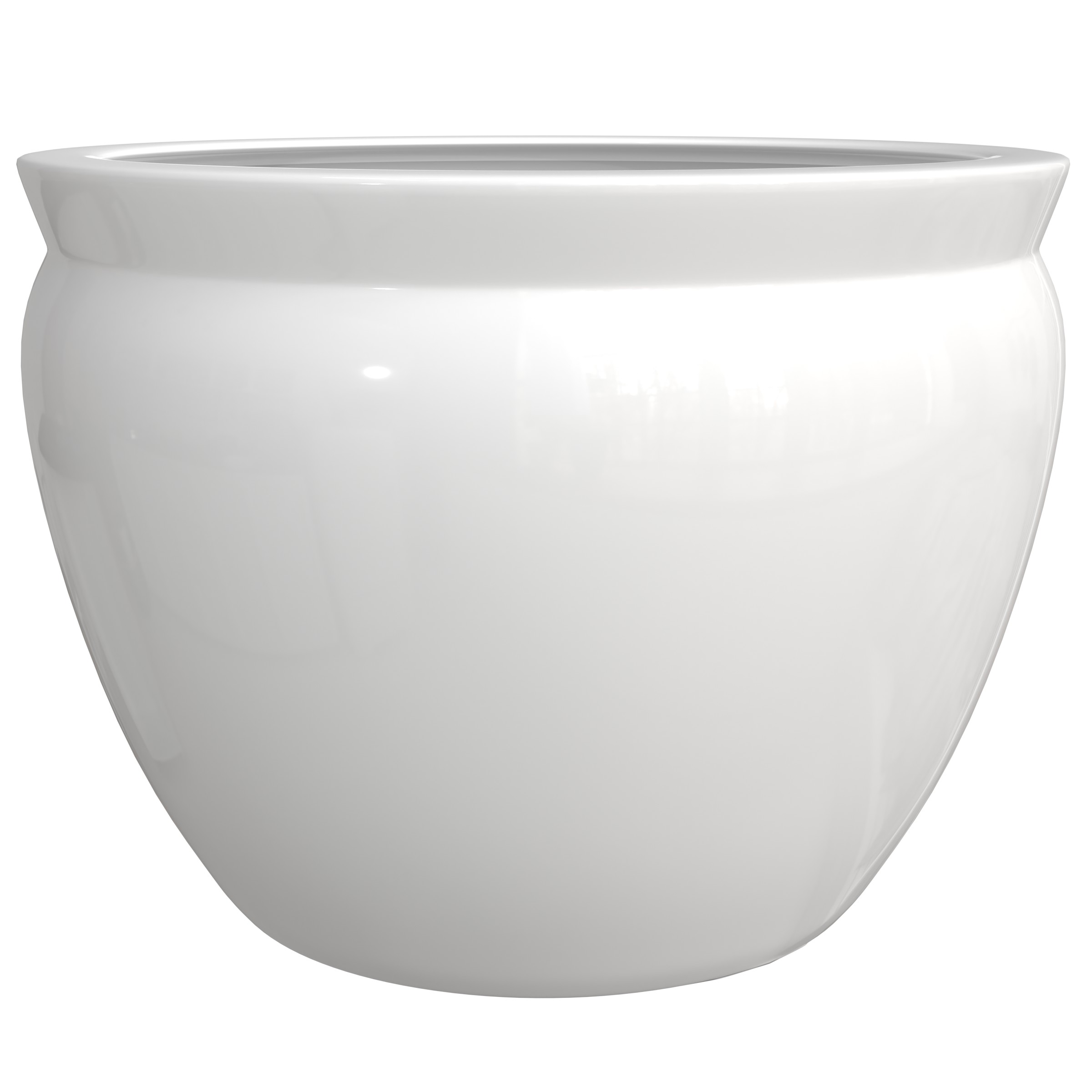 Buy Large 20" White Porcelain Fishbowl Planter Online (BW-20FISH-WHT ...