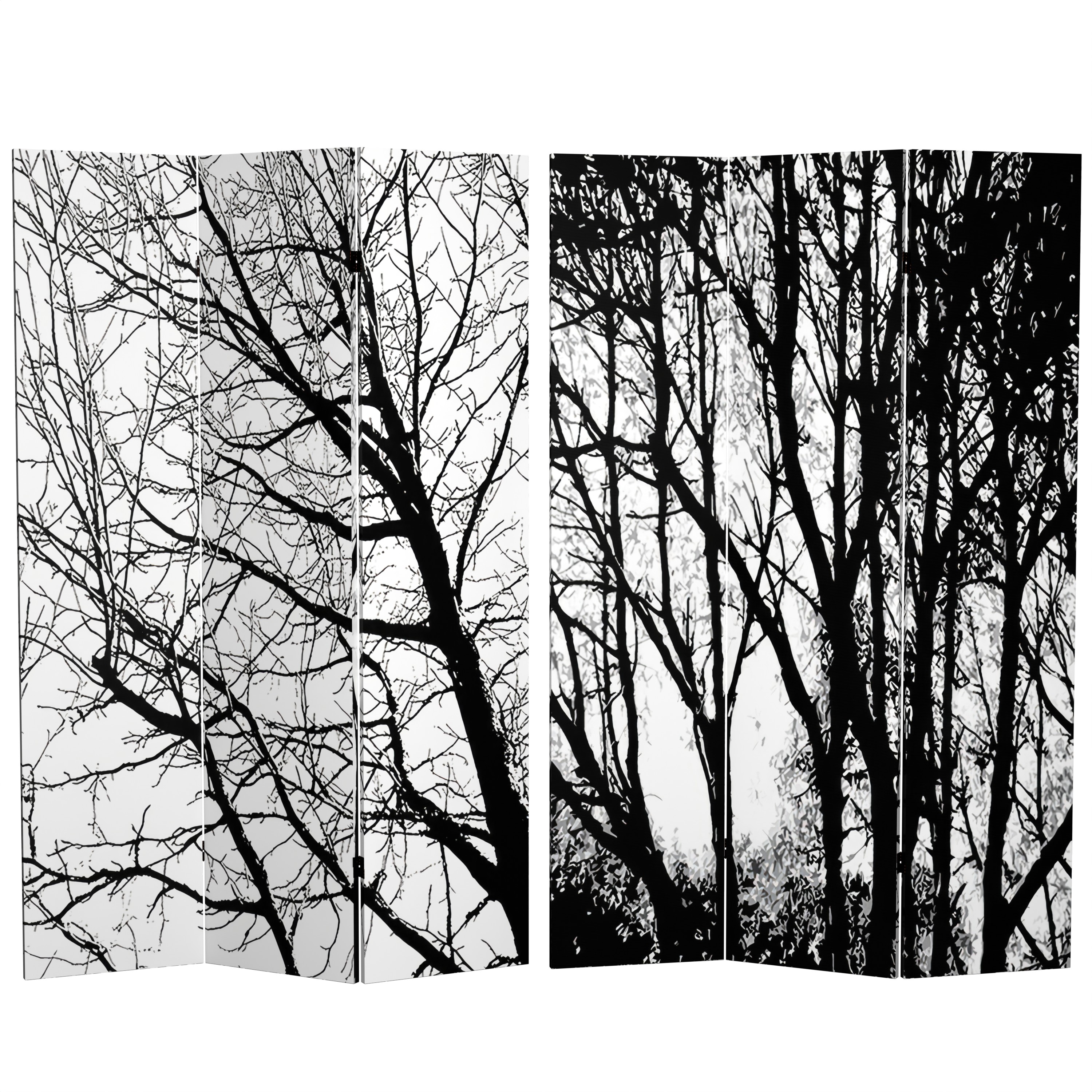 Buy 6 ft. Tall Trees Double Sided Room Divider Online (CV-TREE ...