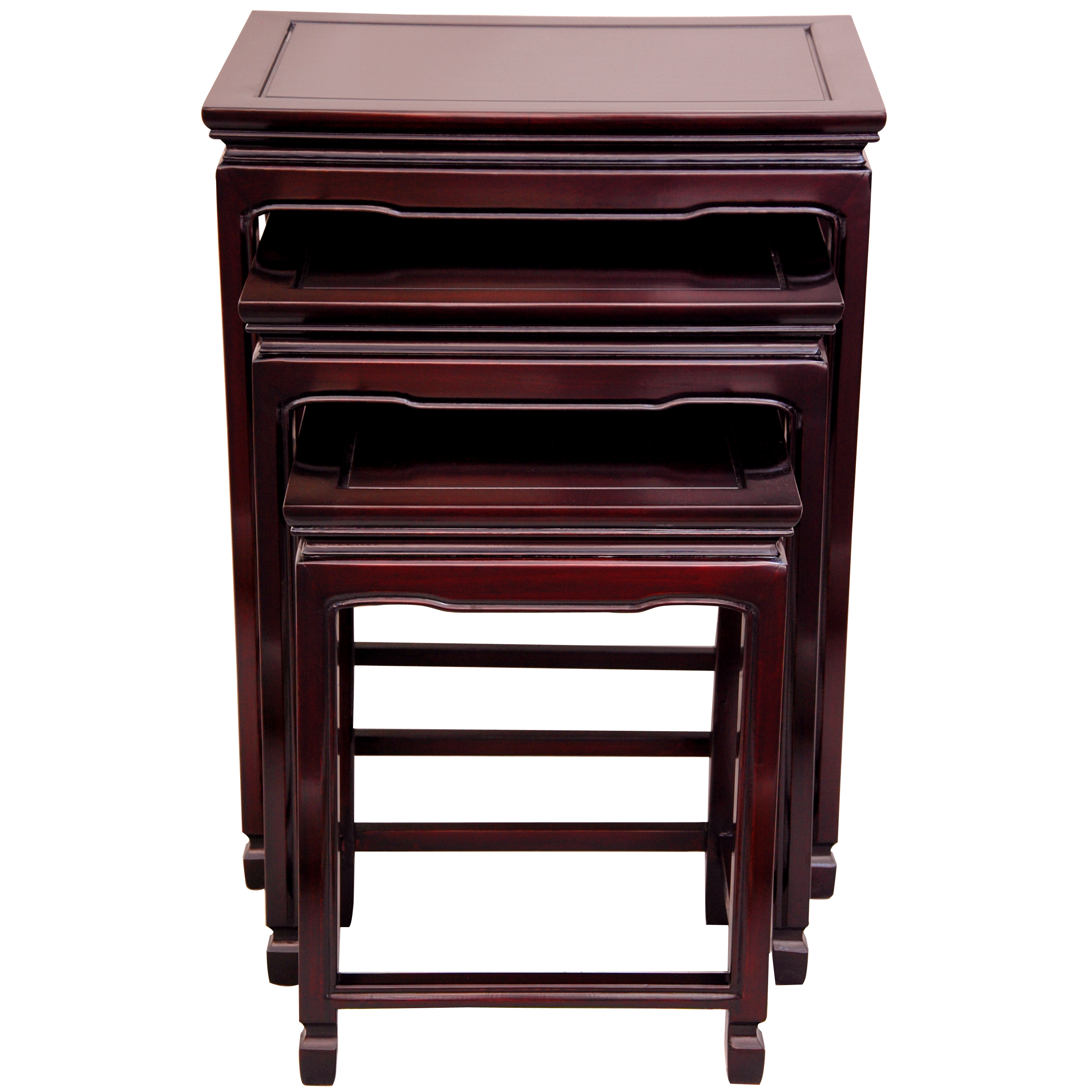 Chinese rosewood nesting tables store