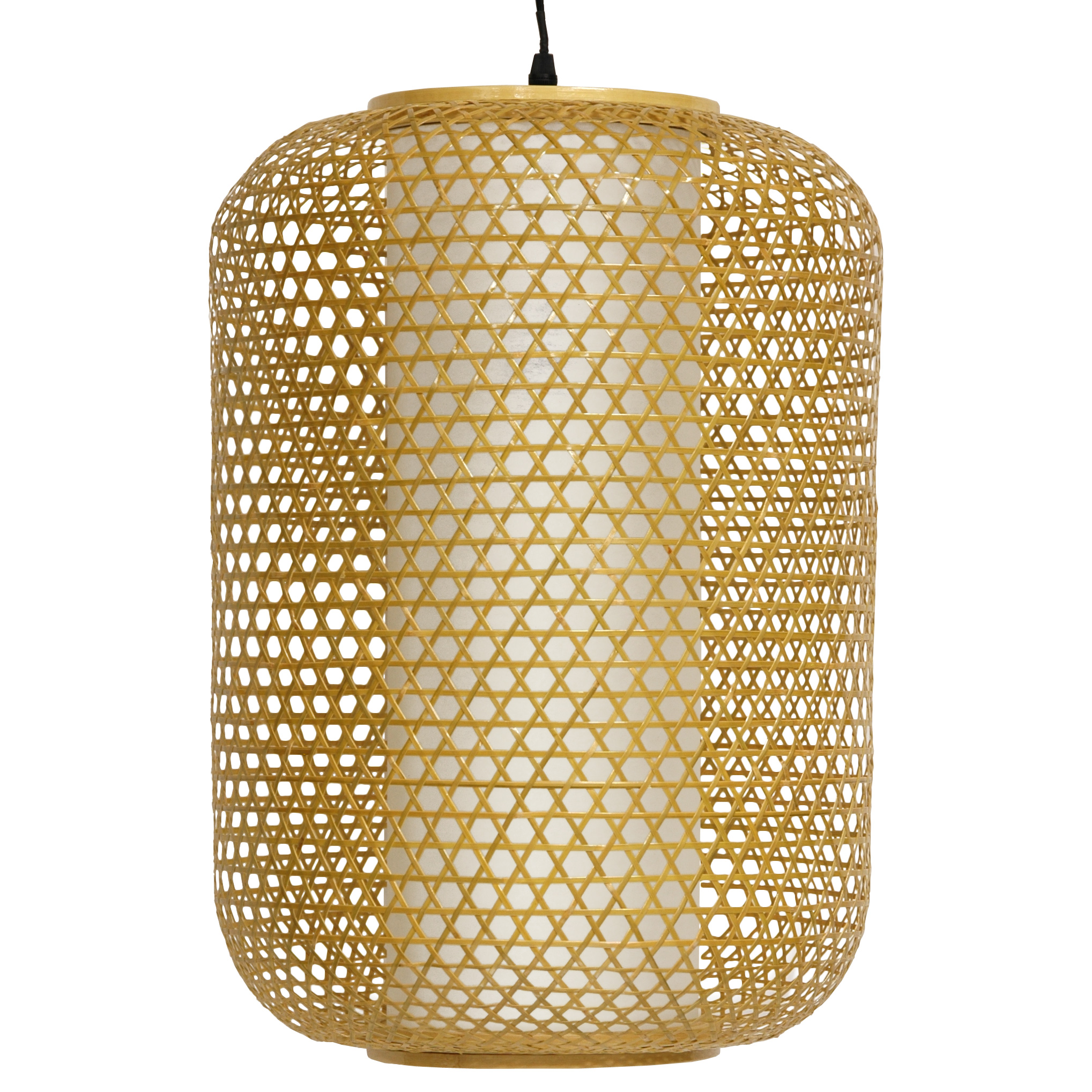 OrientalFurniture.com: 20" Taka Japanese Bamboo Hanging Lantern